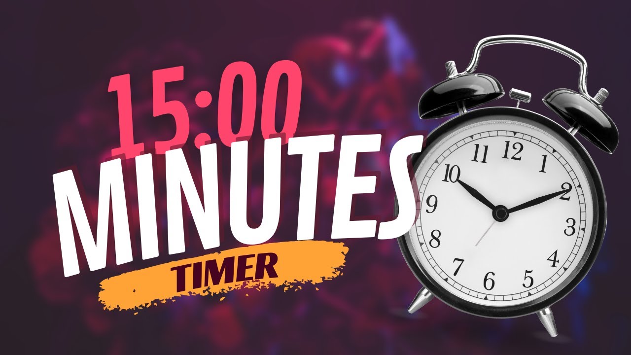 15 minute timer - YouTube