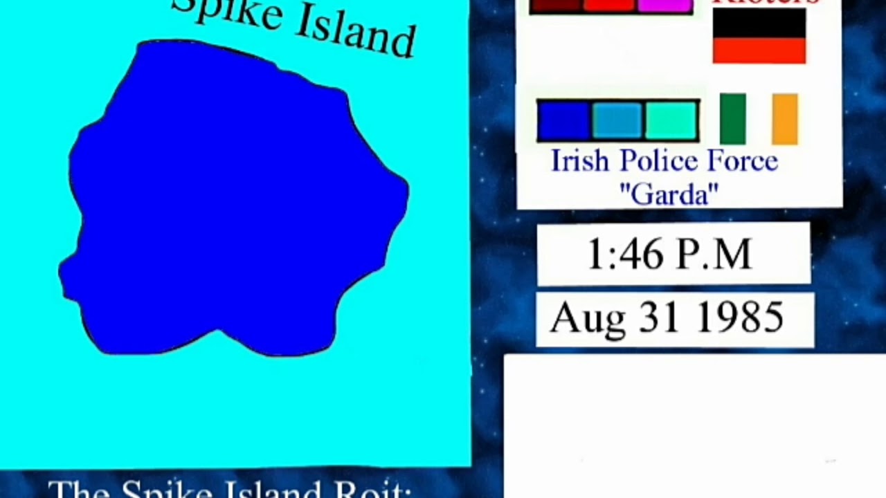The Spike Island Riot: Every Hour (Animated Map) - YouTube