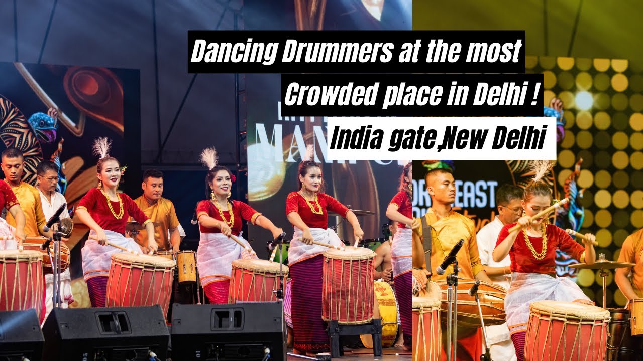 Meitei Chanu on drums || Dancing drummers 🥁 || Manipuri || Meitei - YouTube