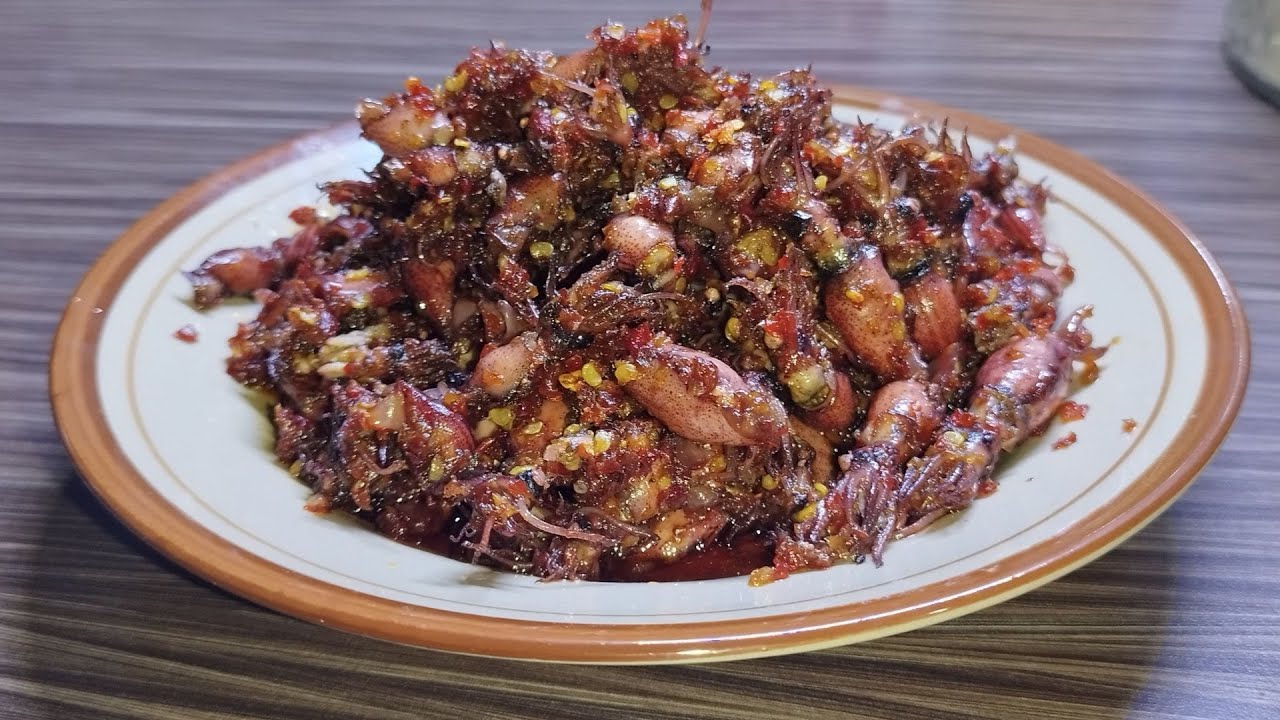 Resep sambal baby cumi segar|masakan sehari-hari - YouTube