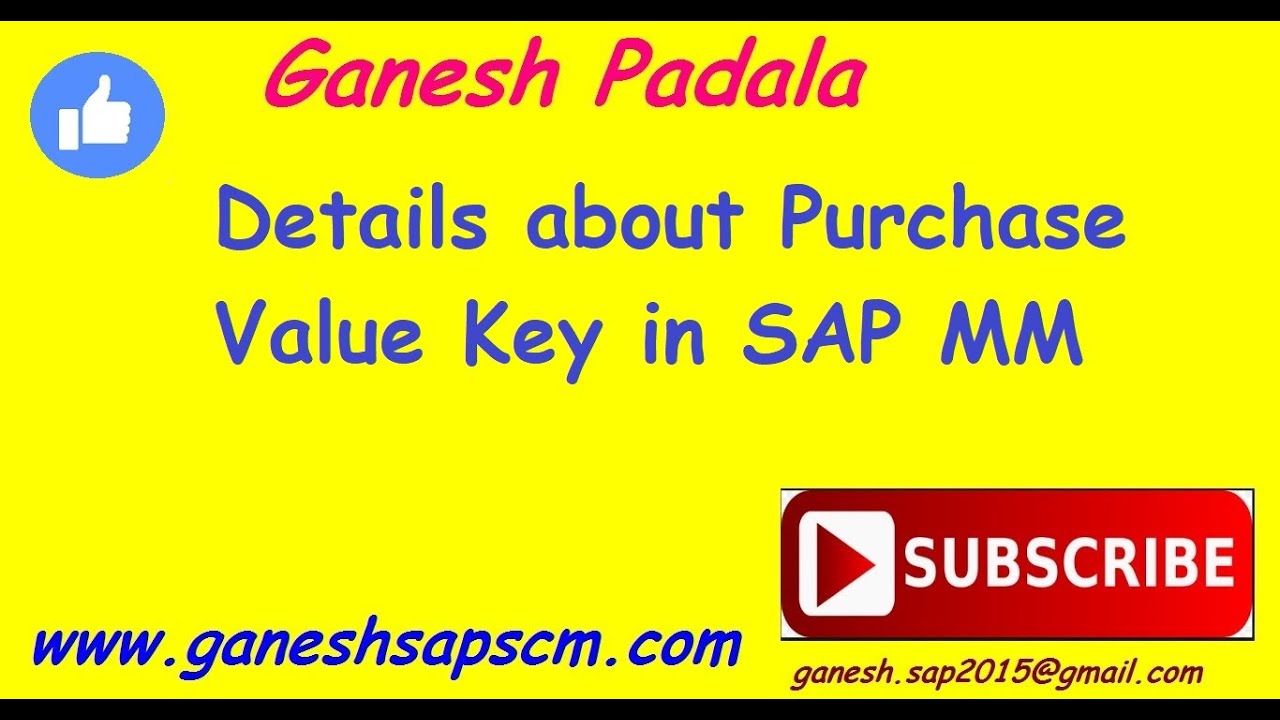 Details about Purchase Value Key in SAP MM | Tolerance Limits | Purchasing | SAP Best Online ...