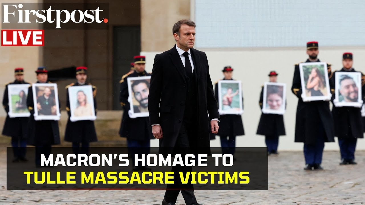 Tulle Massacre Anniversary LIVE: French President Macron Pays Tribute ...