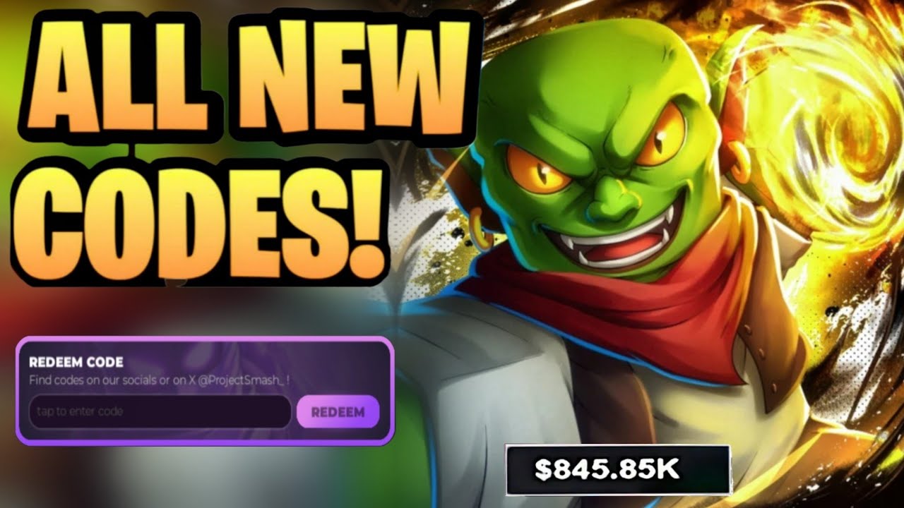 *NEW* ALL WORKING CODES FOR PROJECT SMASH IN APRIL 2025! ROBLOX PROJECT ...