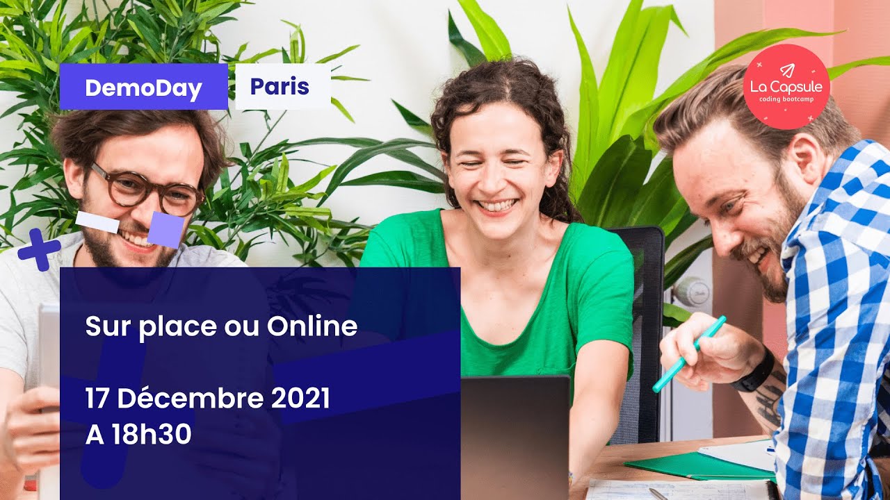 La Capsule Coding Bootcamp - Le Live Demoday de Paris ! - YouTube