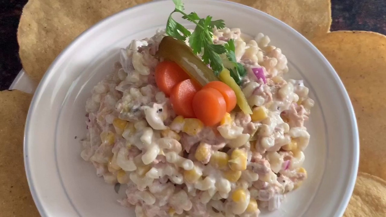 Ensalada de Coditos con Atún - YouTube