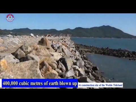 400,000 Cubic Meters of Earth Blown Up [DPRK News | English] - YouTube