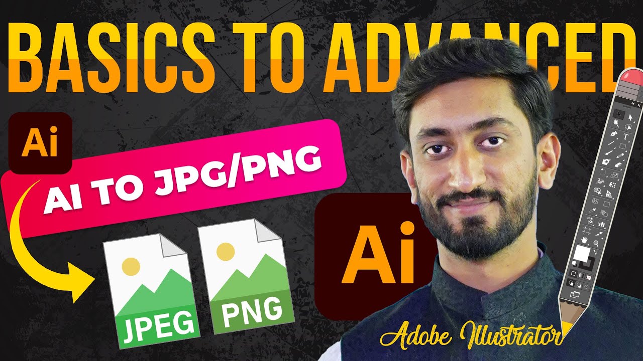 Save AI to JPG | Illustrator Tutorial - YouTube