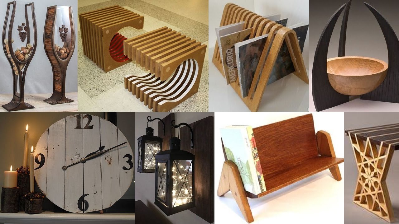 Wooden decorative pieces for home decor/ Woodworking projects ideas ...