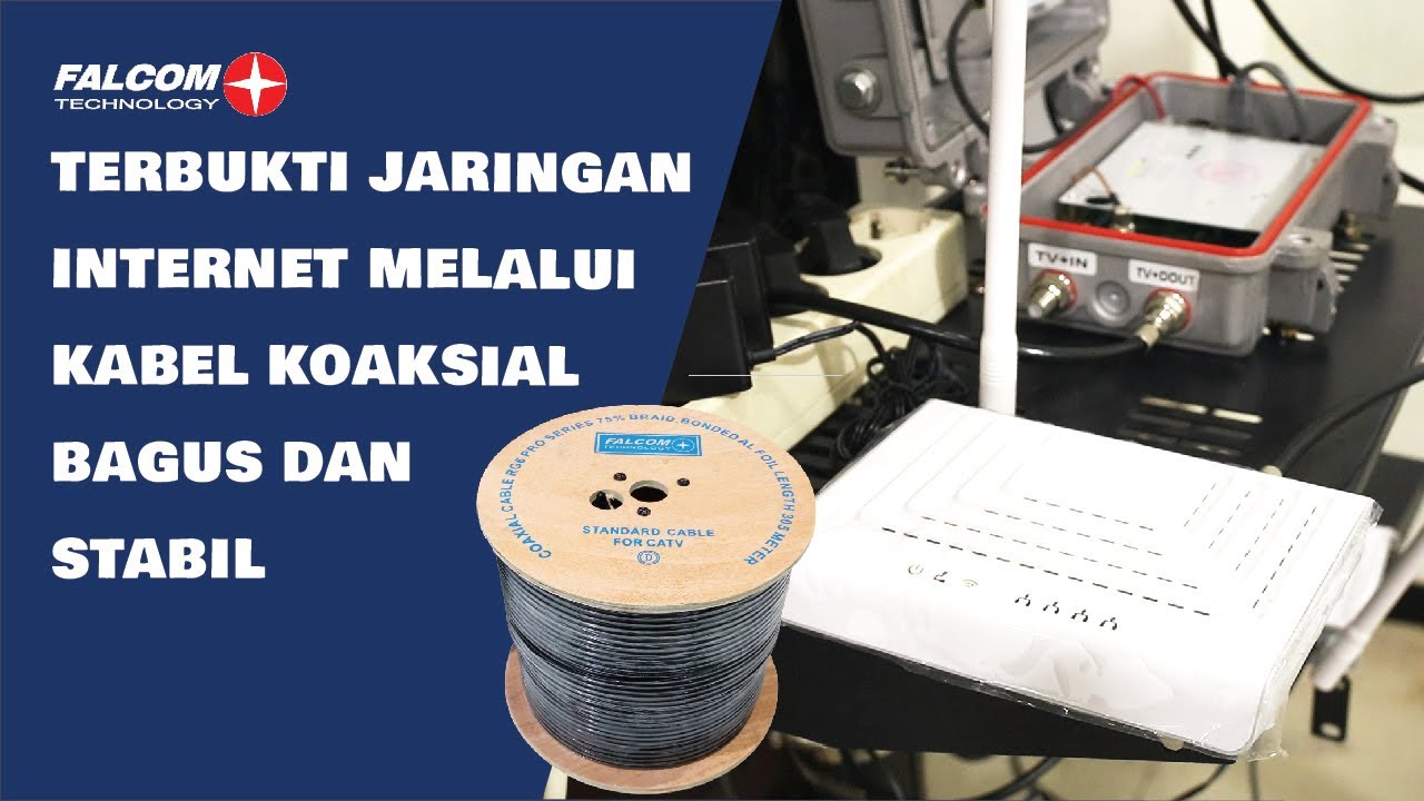 Instalasi Jaringan Internet Melalui Kabel Koaksial | Apakah Sinyal ...