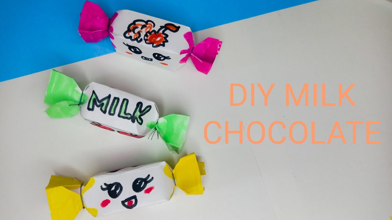 DIY Milk Chocolate / DIY PAPER GIFT IDEAS - YouTube