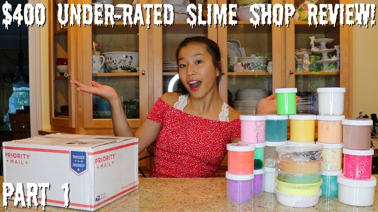 $400 UNDER-RATED SLIME SHOP REVIEW?! (part 1) - YouTube