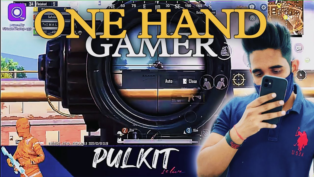 WORLD BEST ONE HAND GAMER 🔥🔥 | #montage #bollywood #music #bgmi # ...