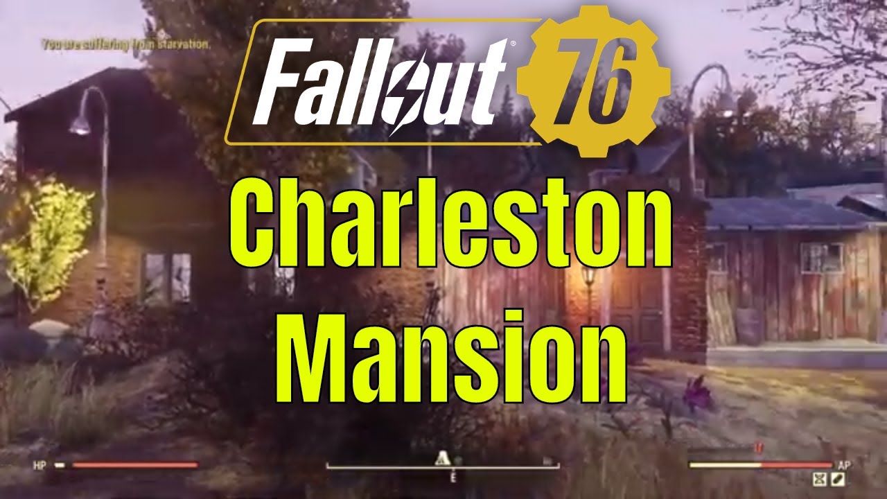 Fallout 76 - Ultimate Charleston Station Mansion - YouTube