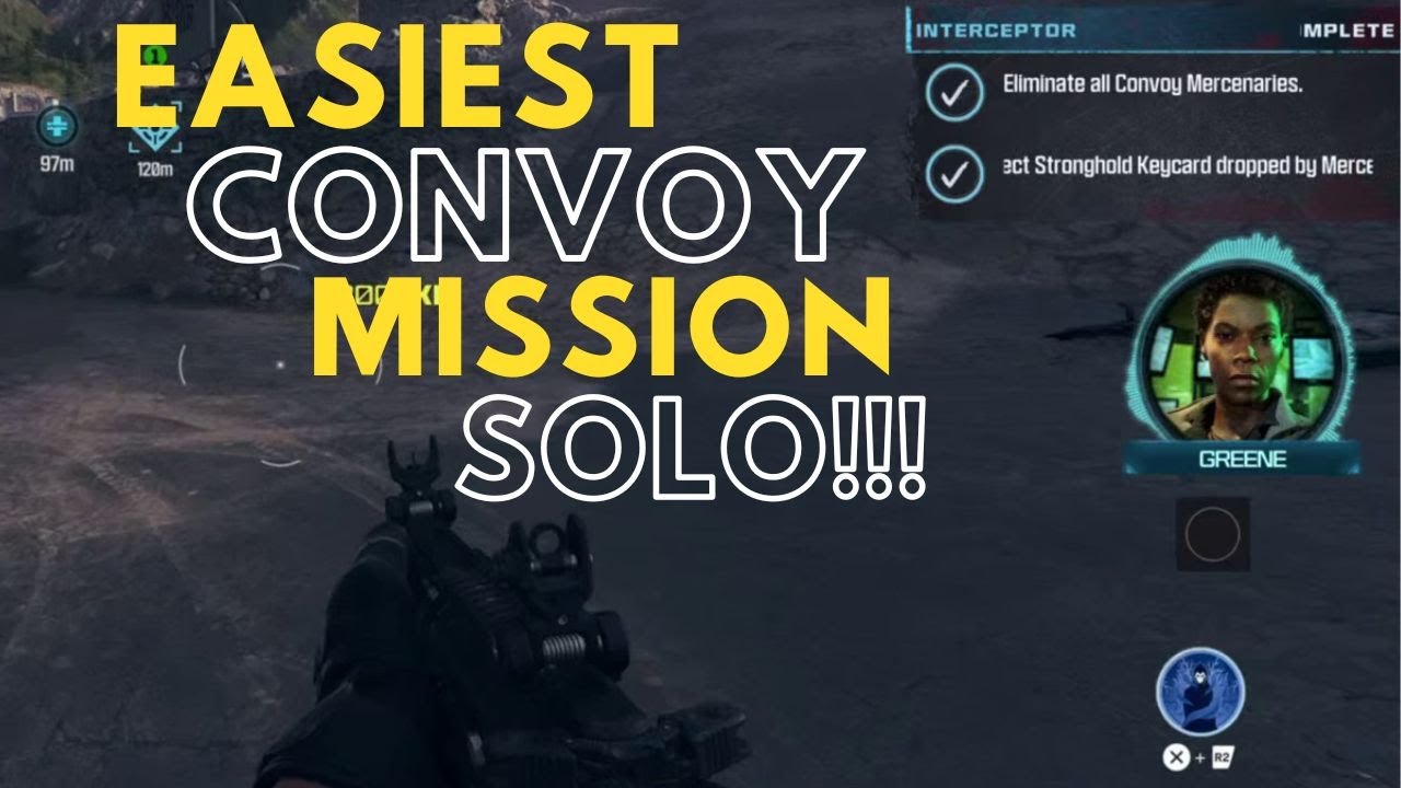 EASIEST!!!MW3 Zombies Convoy Mission Solo,Gameplay,PS5[NO COMMENTARY ...