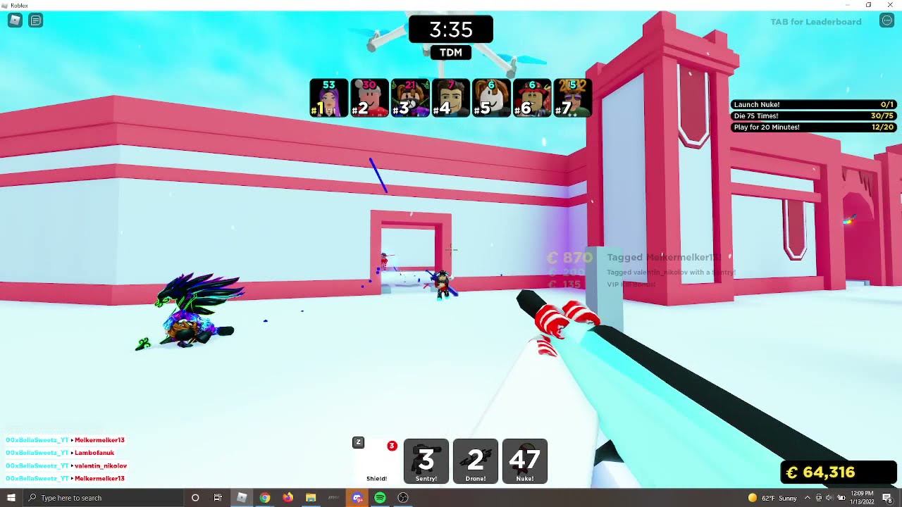 Roblox - BIG Paintball! NEW firework gun! - YouTube