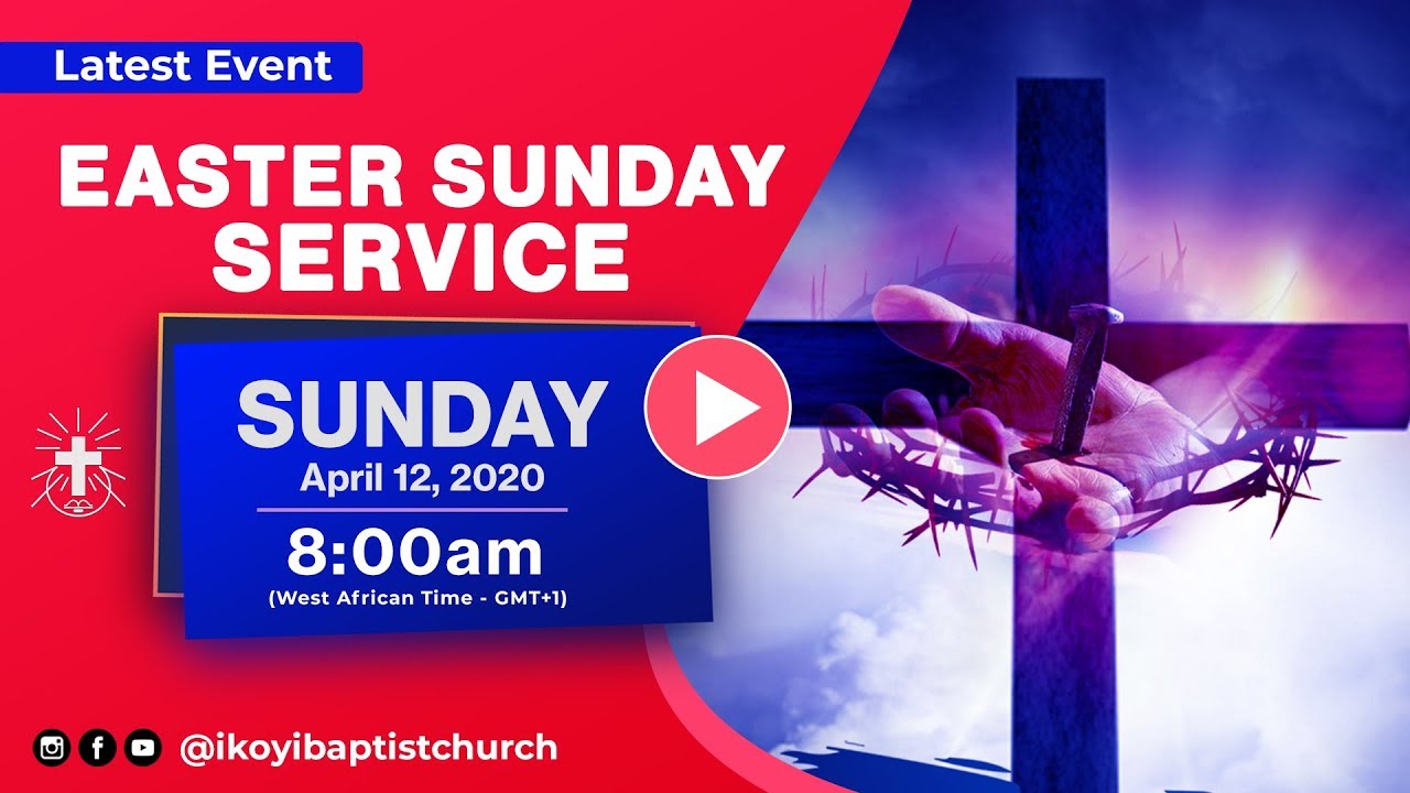 LIVE-STREAM: Easter Sunday Service | April 12, 2020 - YouTube