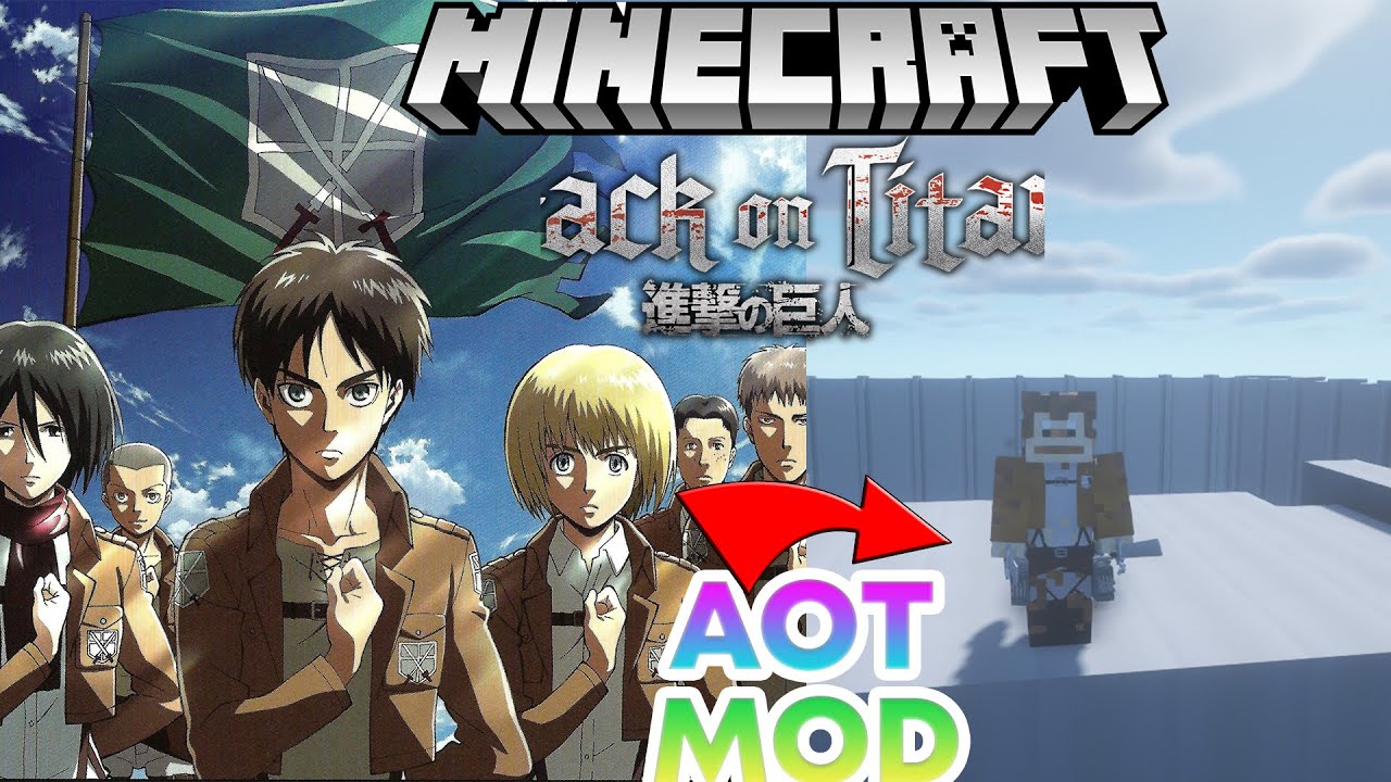 NEW ATTACK ON TITAN MOD!!! | Minecraft [Shingeki no Kyojin - Forge 1.16 ...