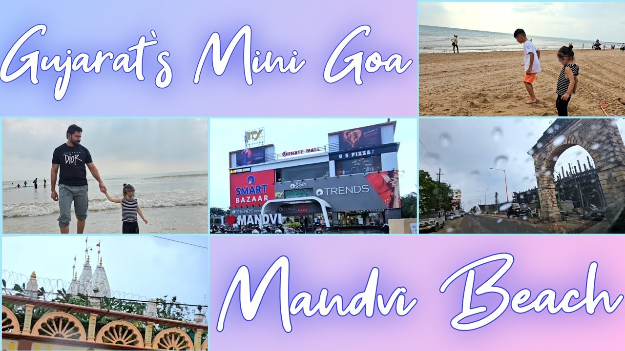 Mandvi Beach and City Tour | Mandvi Beach- Gujarat's Mini beach ⛱️ # ...