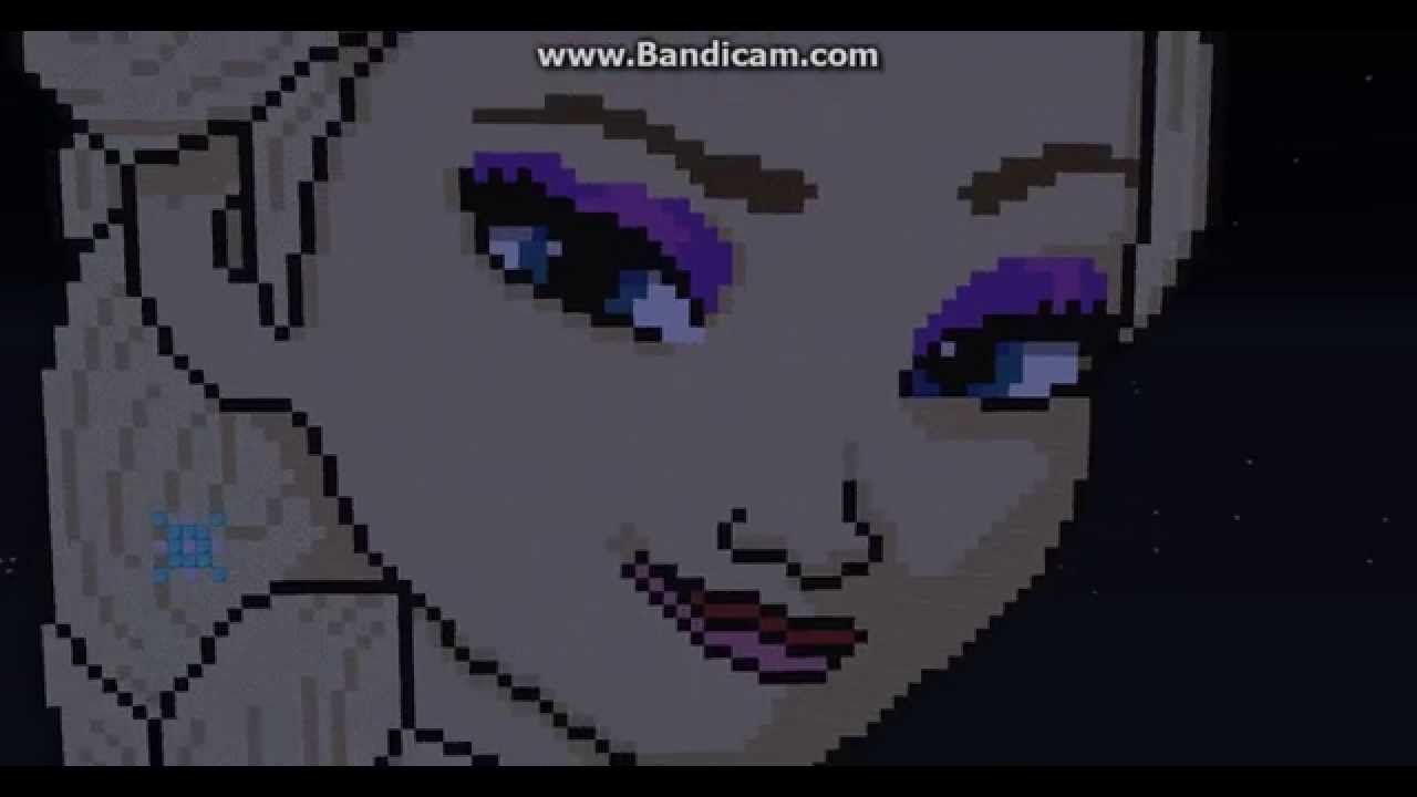 Minecraft Pixel Art Elsa from Frozen created by Felix Guaman - YouTube