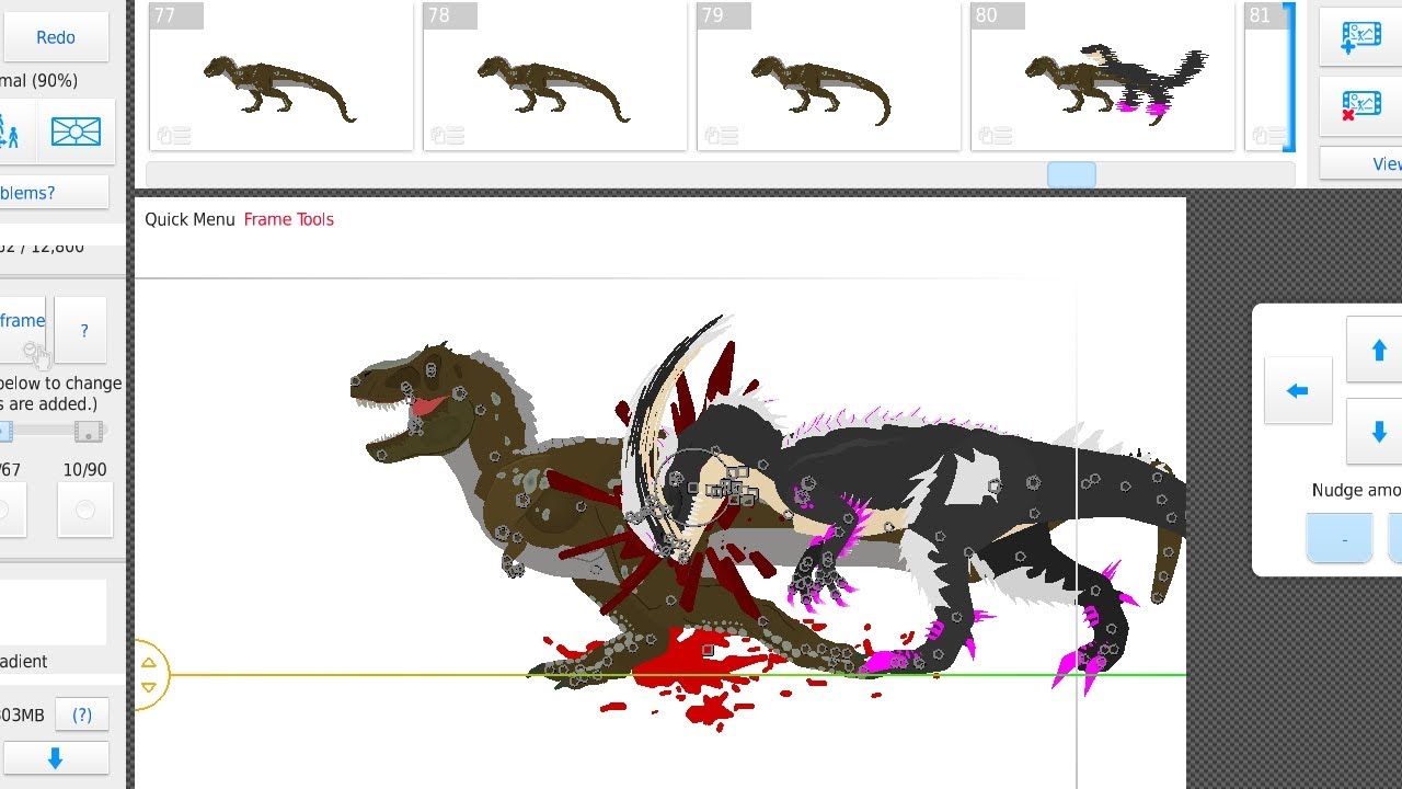 [SNP] PDBA:Cerato kung vs Ark Tyrannosaurus rex //Prehistoric Death ...