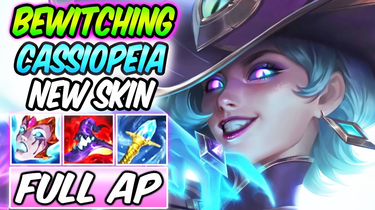S+ NEW BEWITCHING CASSIOPEIA HALLOWEEN SKIN FULL AP MID GAMEPLAY ...