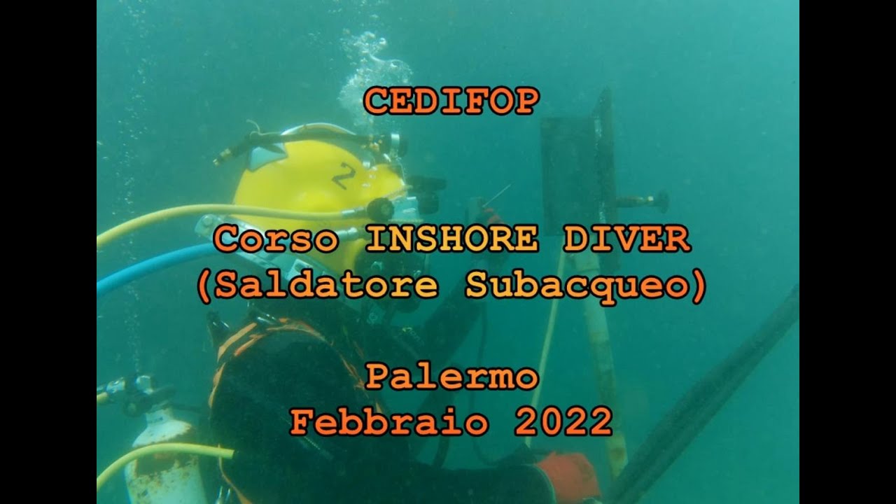 CEDIFOP INSHORE/SALDATORE SUBACQUEO - YouTube