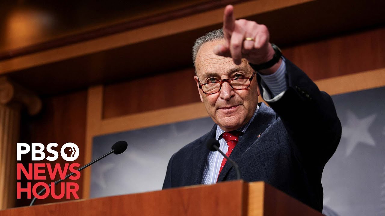 WATCH LIVE: Sen. Chuck Schumer holds news conference - YouTube