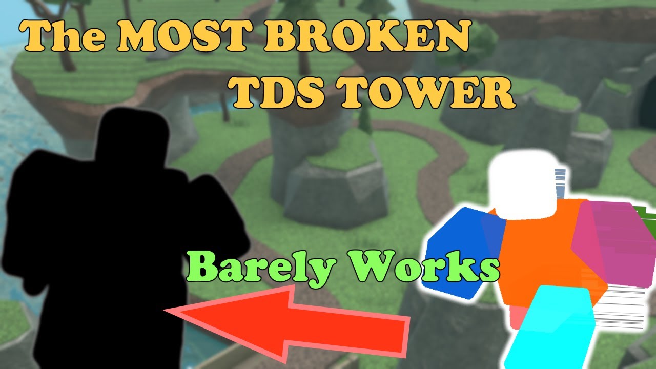 The Most BROKEN TOWER In THE GAME || Tower Defense Simulator - YouTube