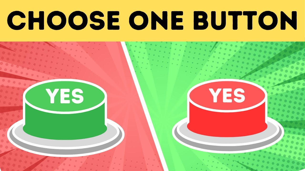 Choose One Button Game | Choose One Button Challenge | Pick One Button ...