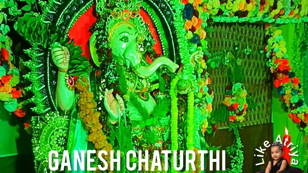 Atriya went to a puja pandal on "Ganesh Chathurti" || like atriya ...