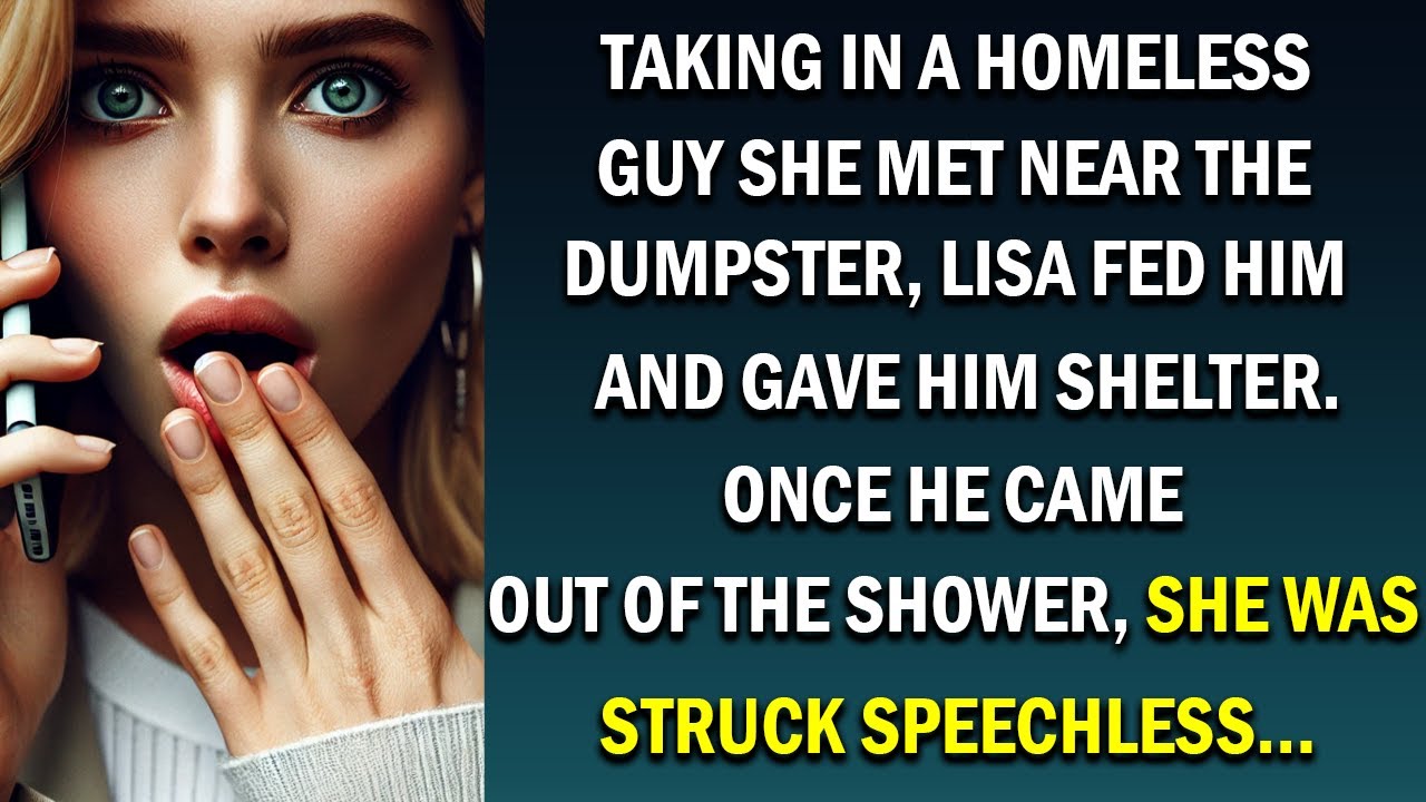 Taking in a homeless guy she met near the dumpster, Lisa fed him and ...