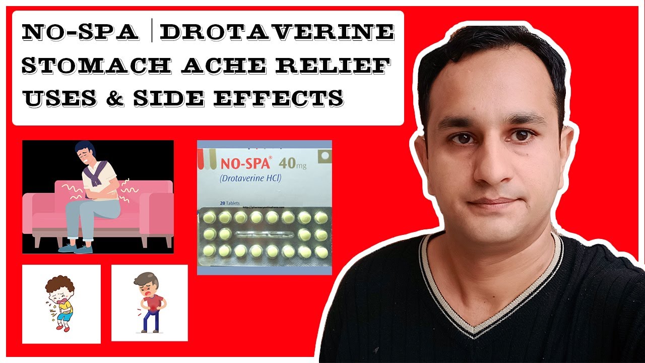 No-Spa 40mg Tablet: Uses in English | Drotaverine HCL | Antispasmodic ...