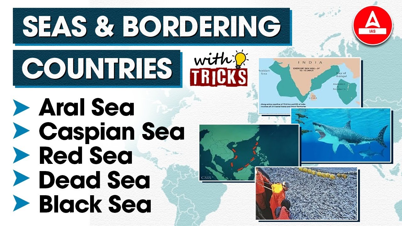 Sea Bordering Countries | Maps & Tricks | World Geography | By Preeti ...