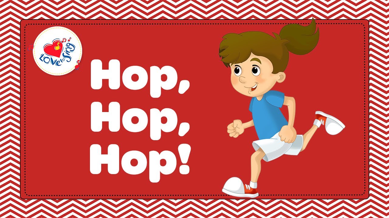 Hop Hop Hop Lyrics | Kids Fitness and Exercise Song with Lyrics - YouTube