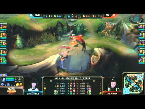 OMG vs Snake eSports Game 1 Inter Group S6 LPL Spring 2016 W6D3 OMG vs SS - YouTube