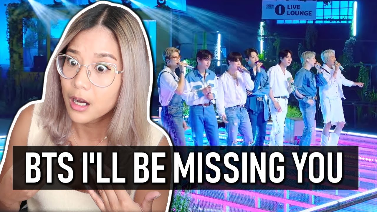BTS I’ll Be Missing You REACTION (Live Lounge) - YouTube