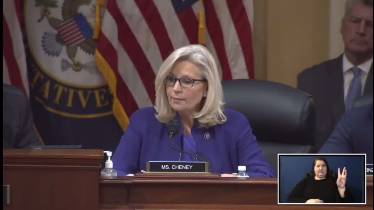 Rep. Cheney’s opening remarks to Jan. 6 committee - YouTube