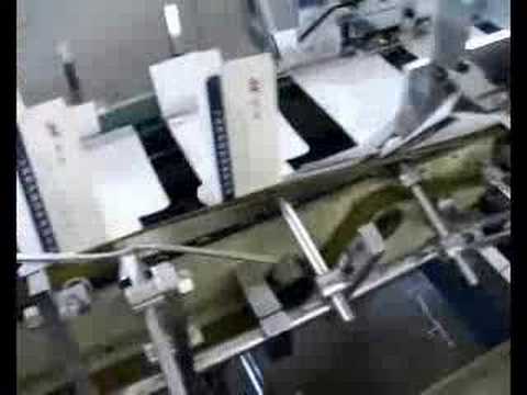 paper box machine - YouTube