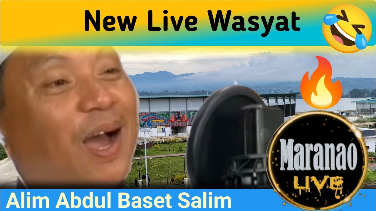 New Wasyat Maranao Live 2023 | Aleem Abdul Baset #maranao ...