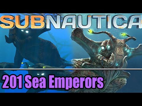 Sea Emperors, Huge! (201 of them!) - Subnautica build 32516-May-2016 ...
