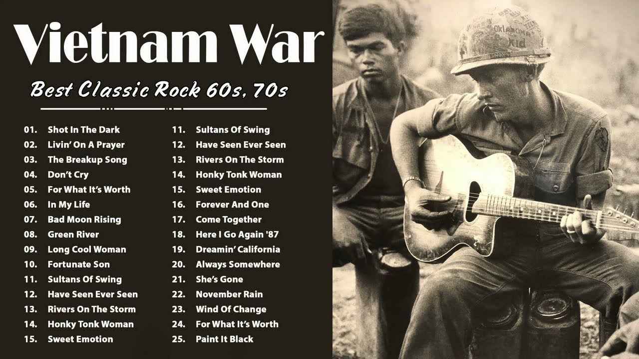 60s 70s Greatest Rock N Roll Vietnam War Music - BEST ROCK SONGS ...
