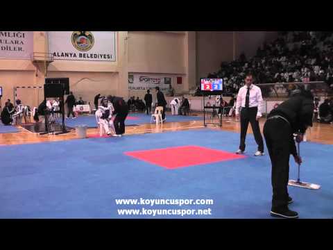 55kg Rabia T.  Isman -  Selcan Koc (Turkish Junior Taekwondo Championships 2012)