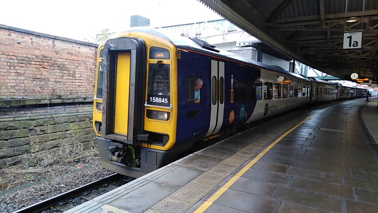Northern rail Class 158845+158795 in Old and New Northern rail livery ...