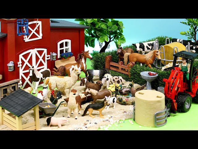 Country Barn Set and Fun Animal Figurines - Videos For Kids