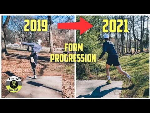 My Disc Golf Form Progression! (2019-2021) - YouTube