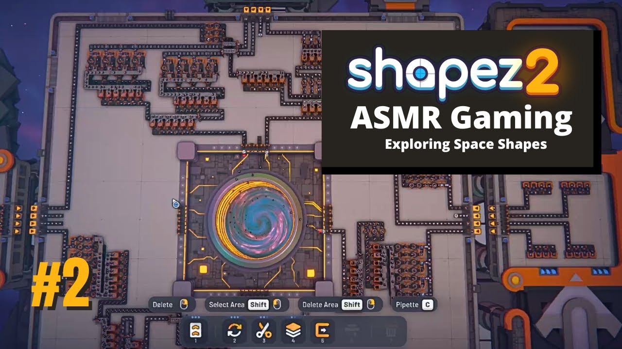 ASMR Shapez 2 - Shape Factory Building | Whispered Gameplay - YouTube