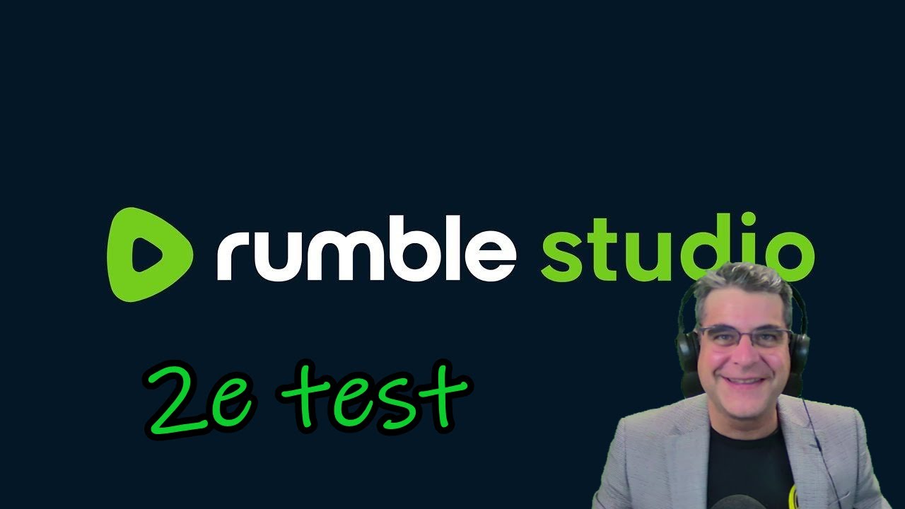 Rumble Studio 2e test - YouTube