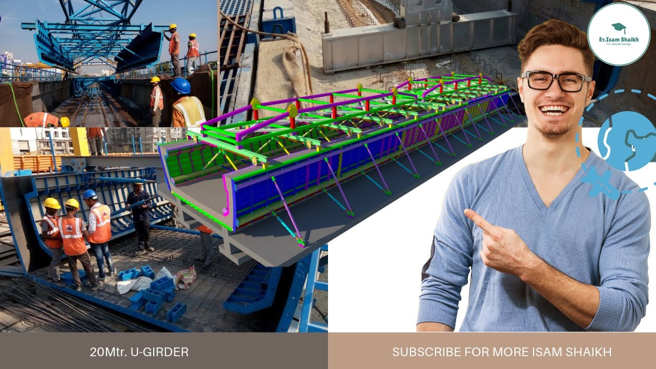 20 M U-Girder | BRIDGE | Precast Spliced U-Girder |CURVED PRECAST ...