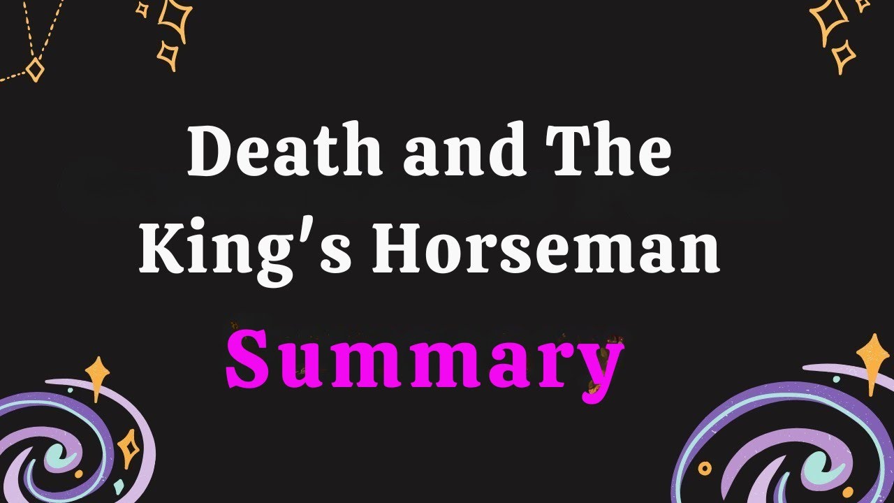 Death and The King's Horseman Summary - YouTube