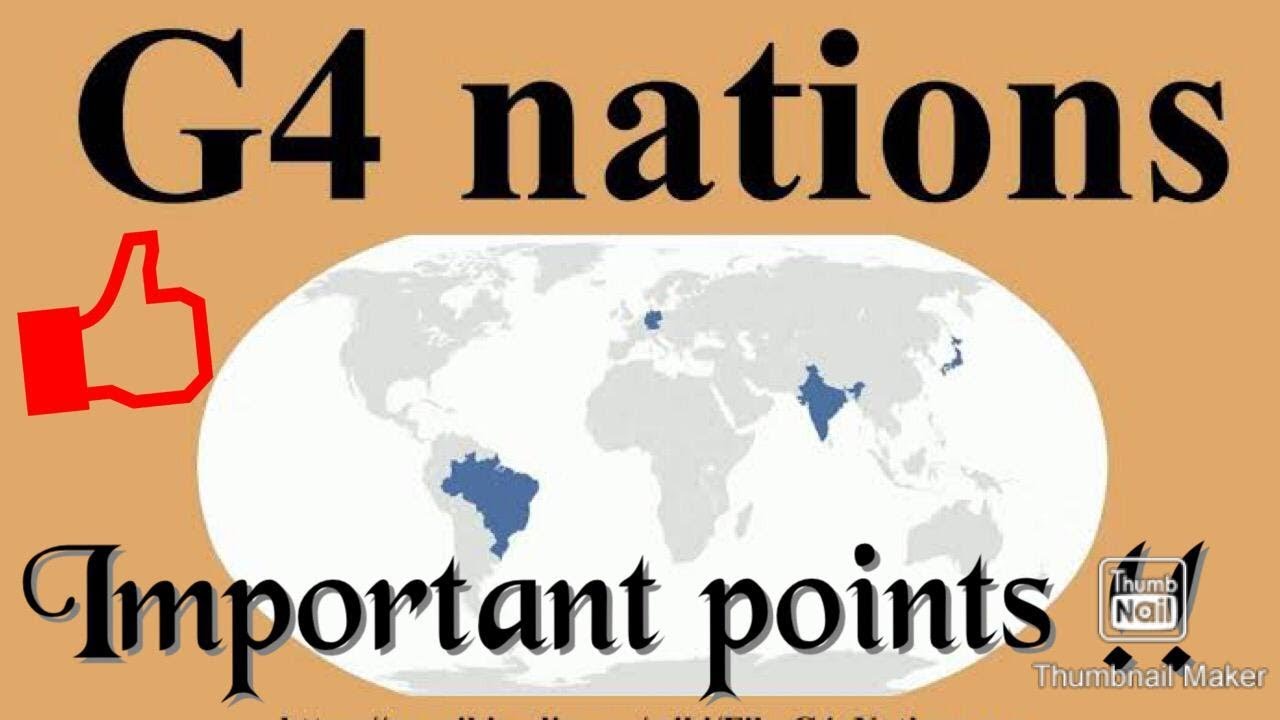 g4 countries || group of 4 countries || important points || step to ...